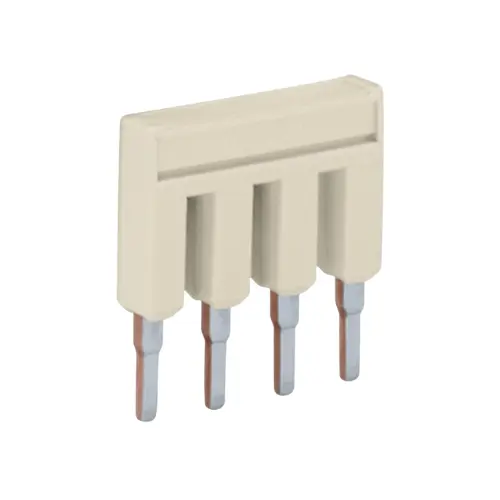 2001-404,4-way light grey insulated push-in type Jumper Bar-WAGO | REPL